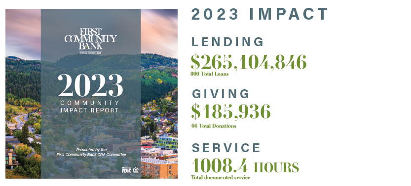 Community Impact | First Community Bank